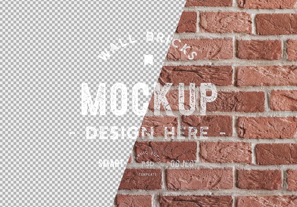 Brick Wall Background Mockup | Custom Scene