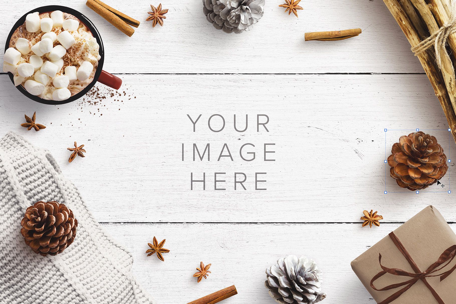 Winter Mockup Scene #0024 - Custom Scene