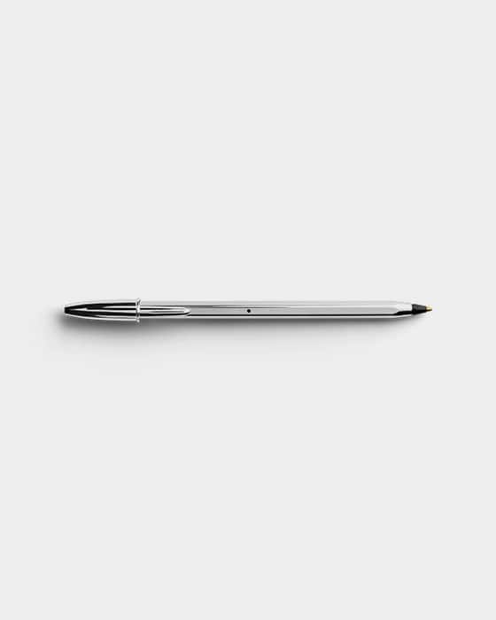 Ballpoint Pen Metallic Open with Lid - Custom Scene