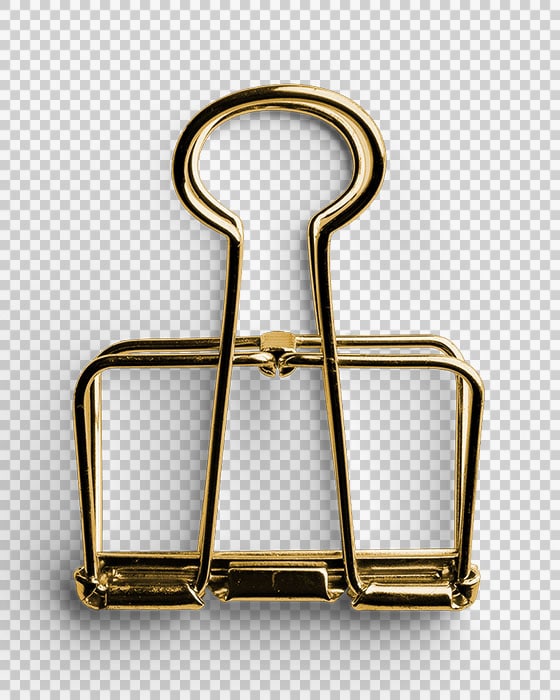 Bulldog Clip Large Metallic - Custom Scene