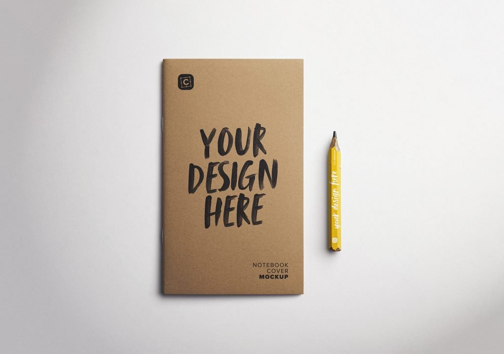 Traveler's Notebook Cover Mockup | Custom Scene