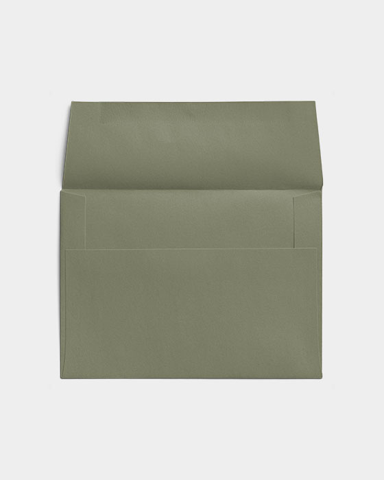 Open Sage Paper Envelope - Custom Scene